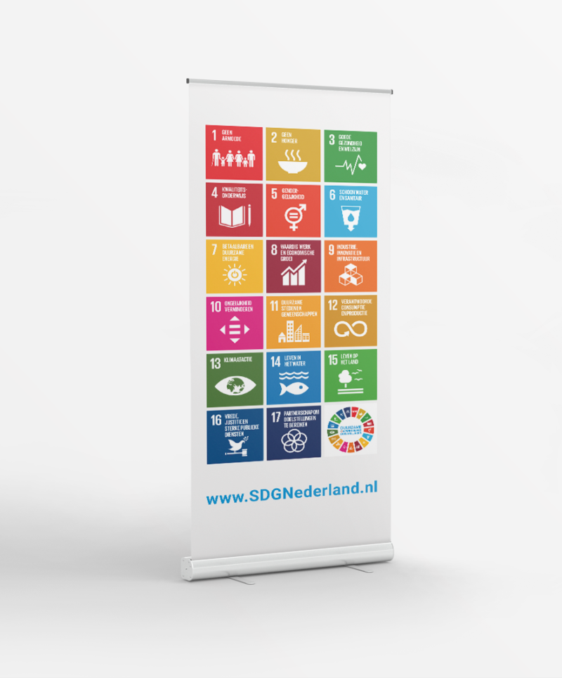 SDG promotiematerialen | StudioBlauw