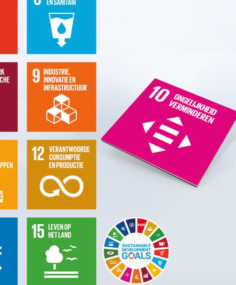 SDG promotiematerialen | StudioBlauw